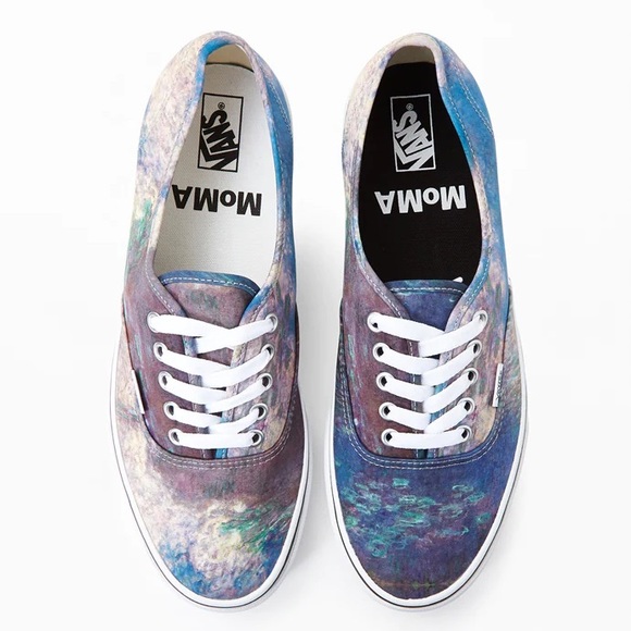 Vans | Shoes | Vans X Moma Monet Authentic Water Lillies Sneakers ...